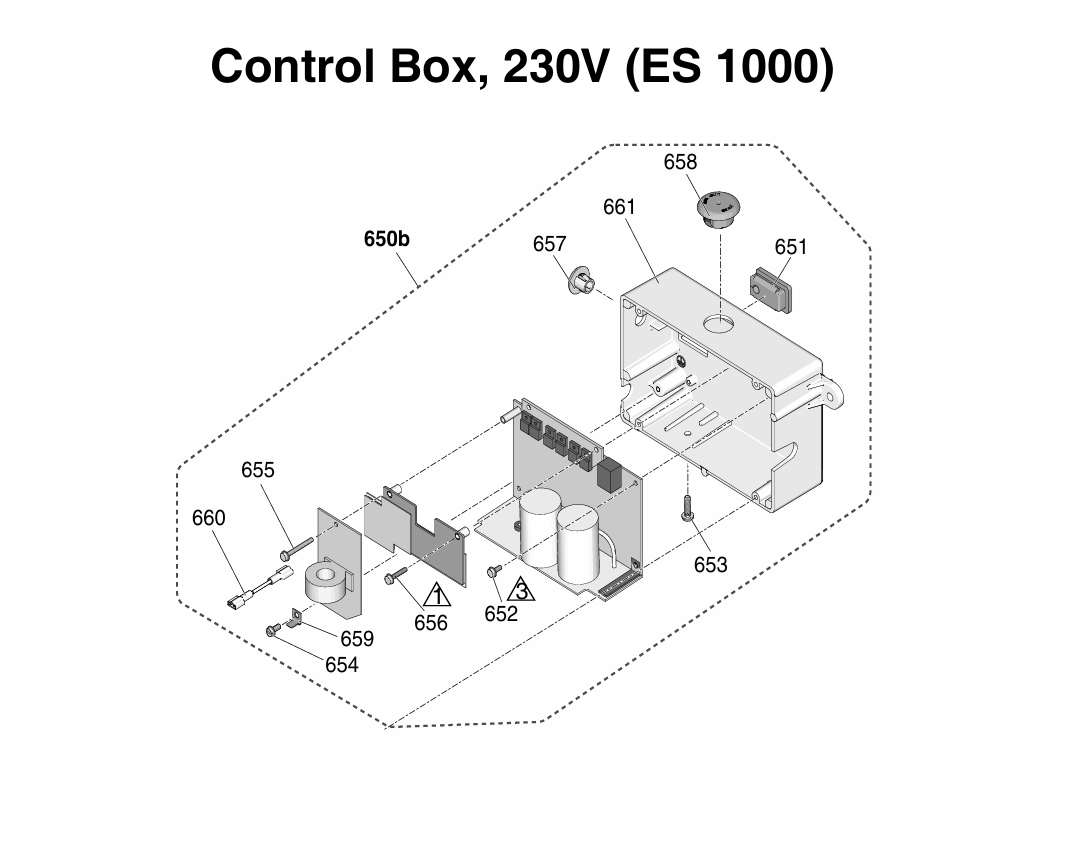 Graco 25M491 Control Box Kit for LineLazer ES 1000, 230V