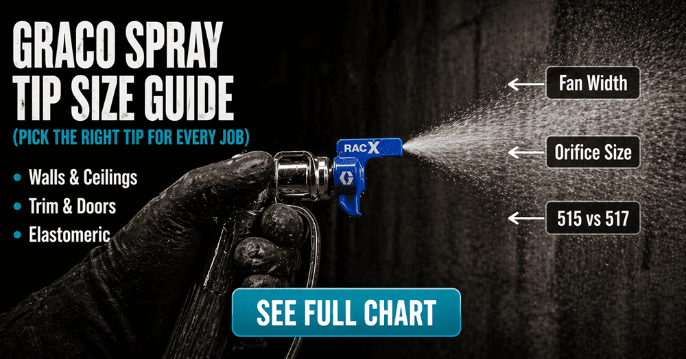 Graco Spray Tip Size Guide: Pick the Right Tip for Every Job
